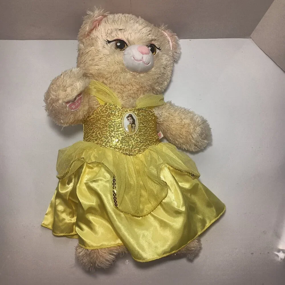Build-A-Bear | Toys | Disney Yellow Build A Bear Belle From Beauty And ...